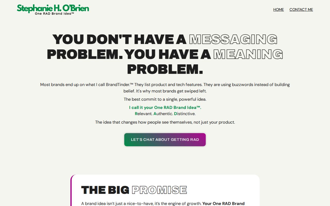 One RAD Brand Idea™